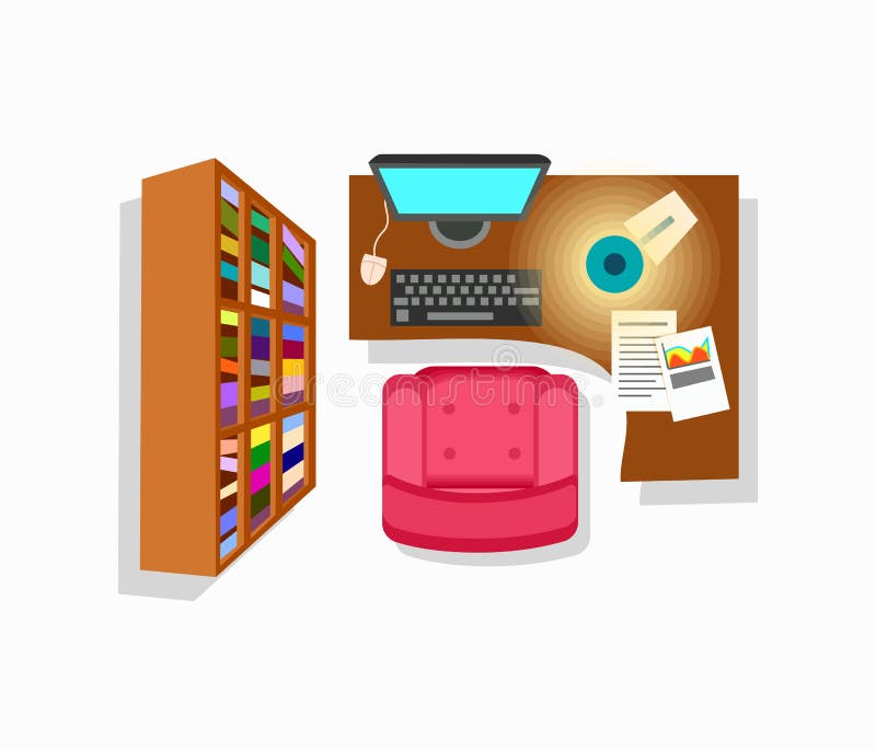 Computer Monitor Plan View Stock Illustrations – 320 Computer Monitor ...