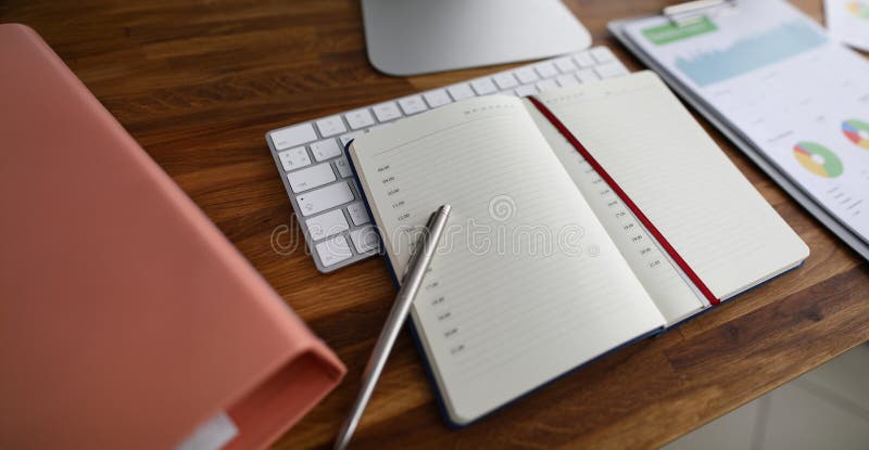 Workspace in modern office stock image. Image of worker - 325827227