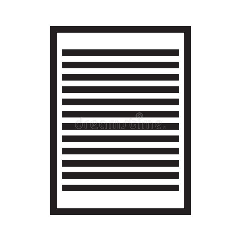 Workspace paper icons stock vector. Illustration of design - 113868450