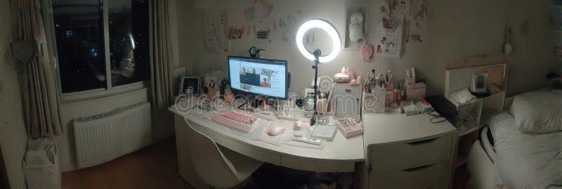 146 Cozy Nighttime Computer Workspace Stock Photos - Free & Royalty ...