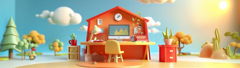 Workspace Showing Productivity through Time Management Apps, Digital ...