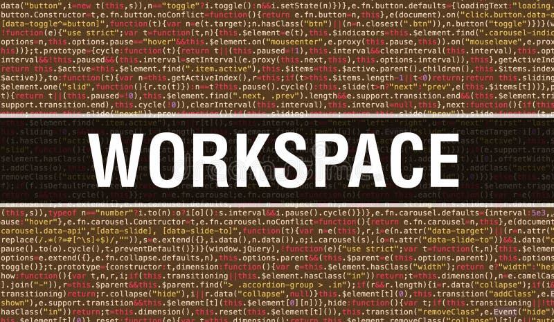 Workspace Text Written On Programming Code Abstract Technology 1835