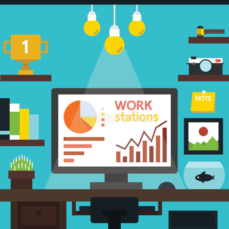 Workstation Stock Illustrations – 27,965 Workstation Stock ...