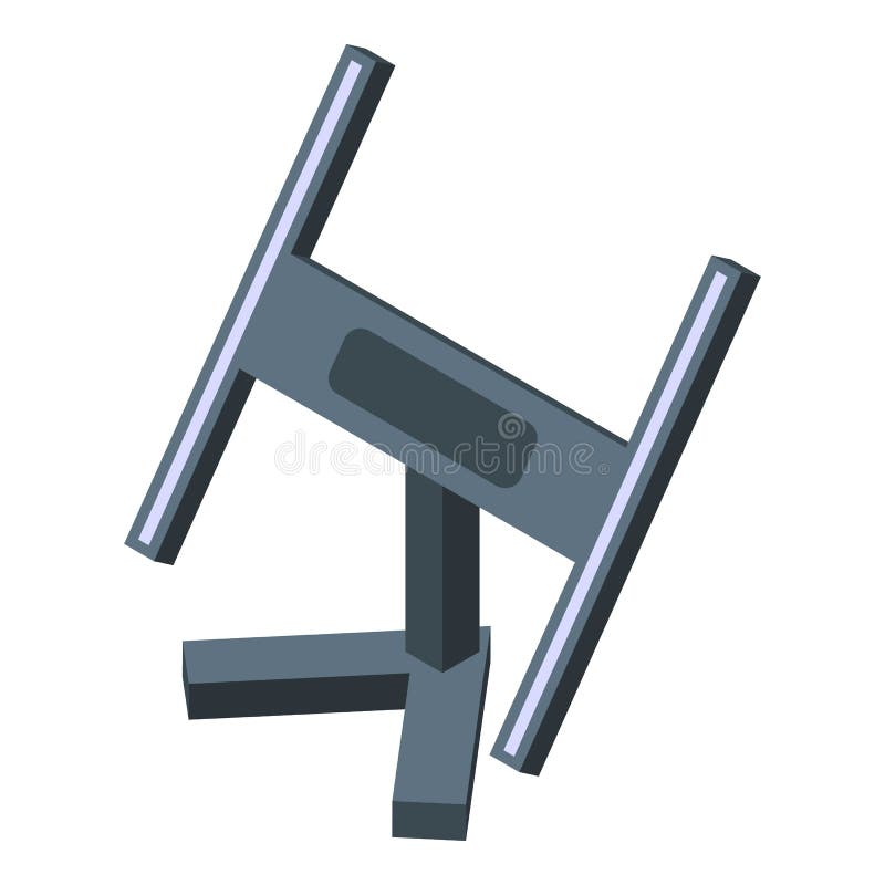 Workstation Laptop Icon Isometric Vector. Laptop Stand Stock Vector ...