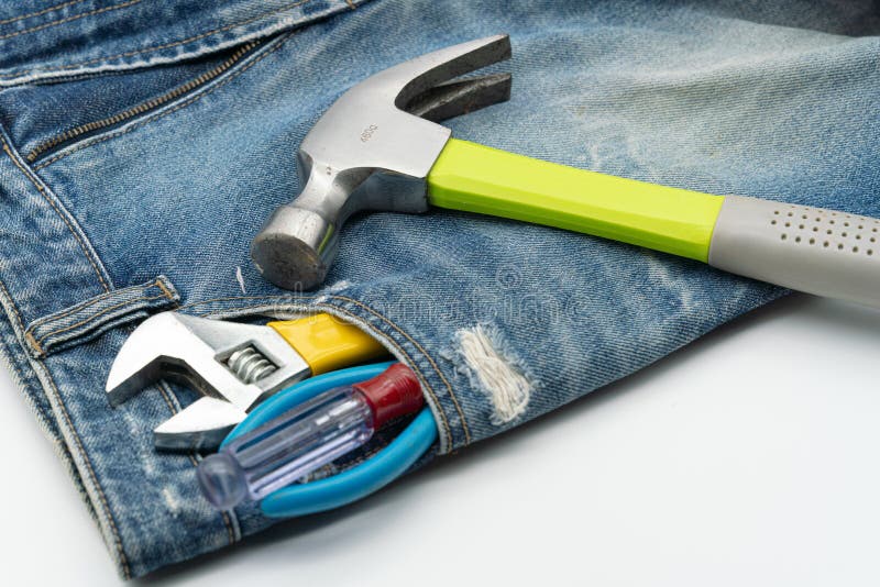 Workwear and Work Tools Concept Stock Image - Image of petal, design ...