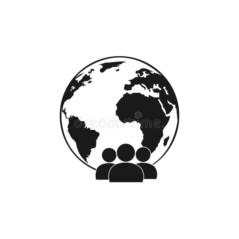 World icon stock illustration. Illustration of planet - 250734666