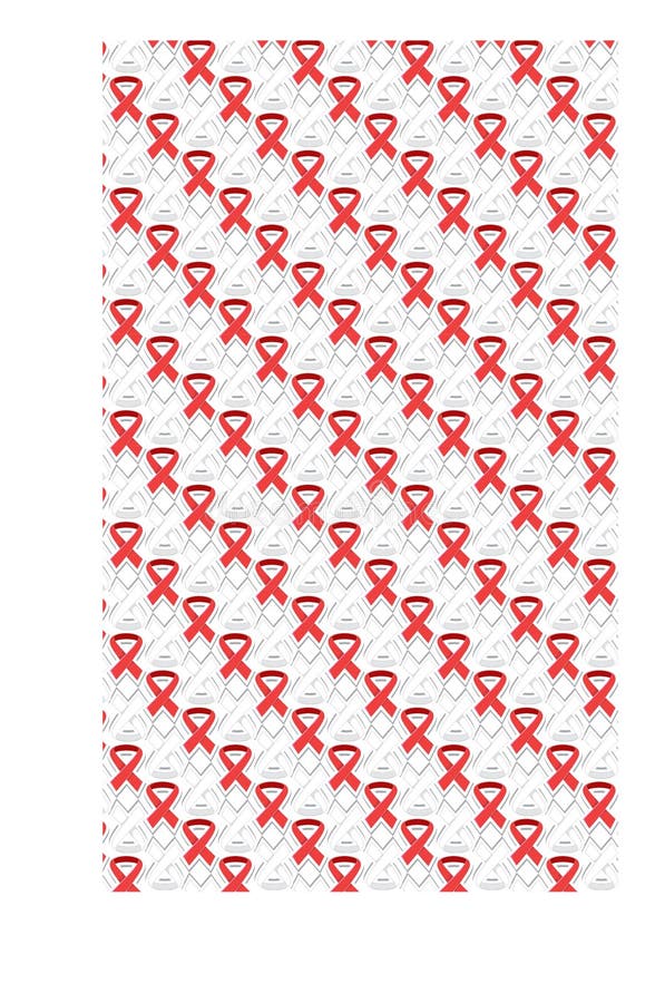 World AIDS Day Design Pattern Stock Vector - Illustration of brand ...