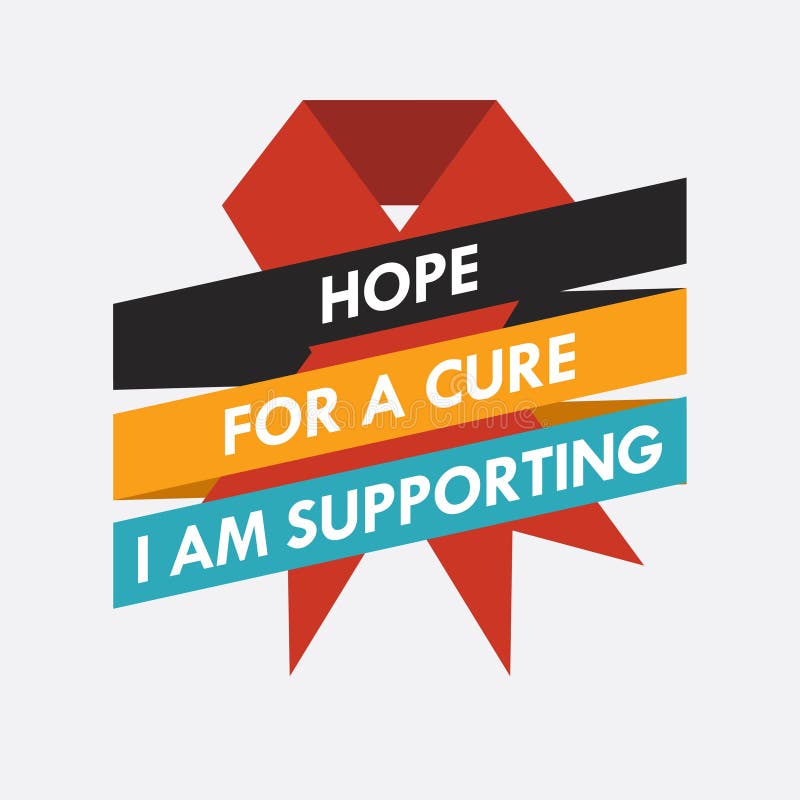 World Aids Day, Poster and Quotes, Inspirational Message Stock ...