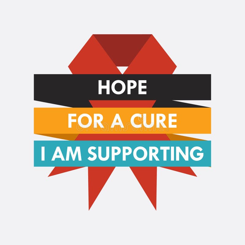 World Aids Day, Poster and Quotes, Inspirational Message Stock ...