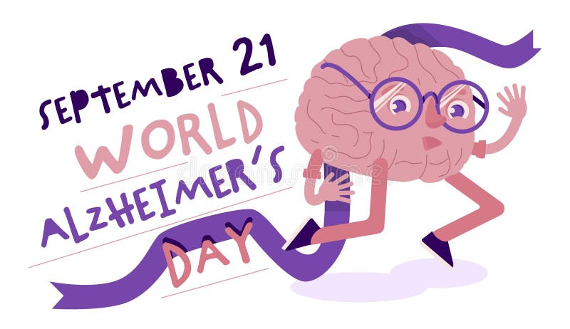 World Alzheimers Month Background Stock Vector Illustration Of Care
