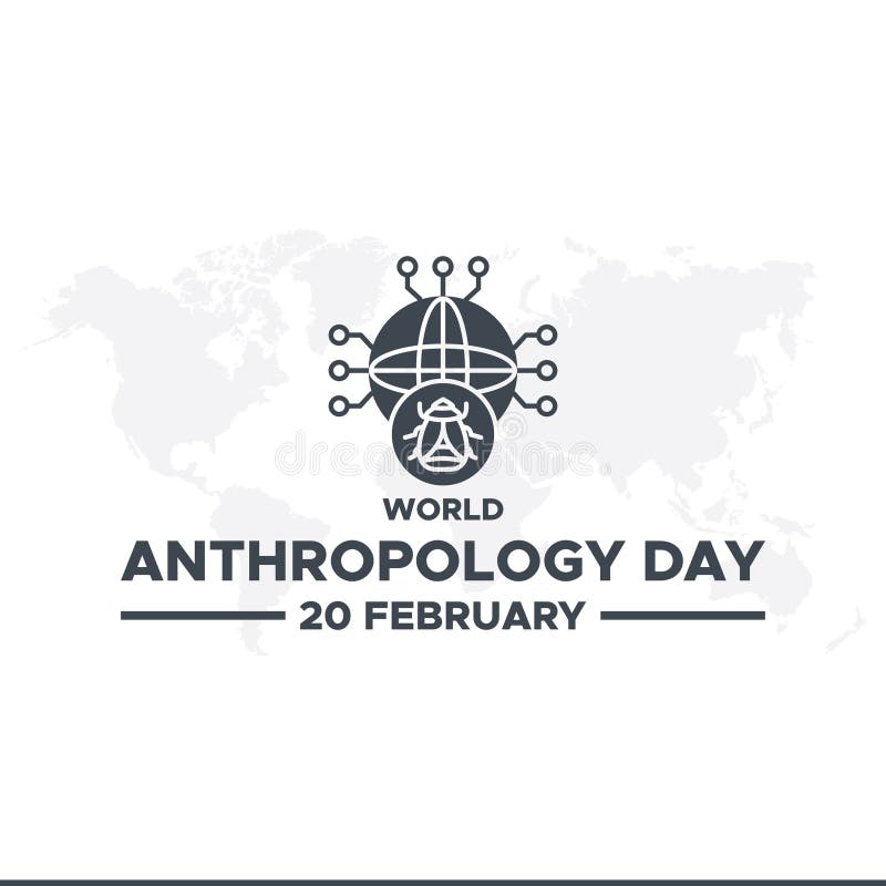 World Anthropology Day Background Template Design for Poster or Banner ...