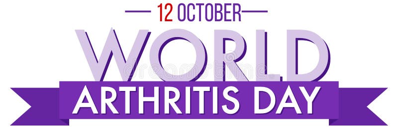 World Arthritis Day Logo Banner Stock Vector - Illustration of ...