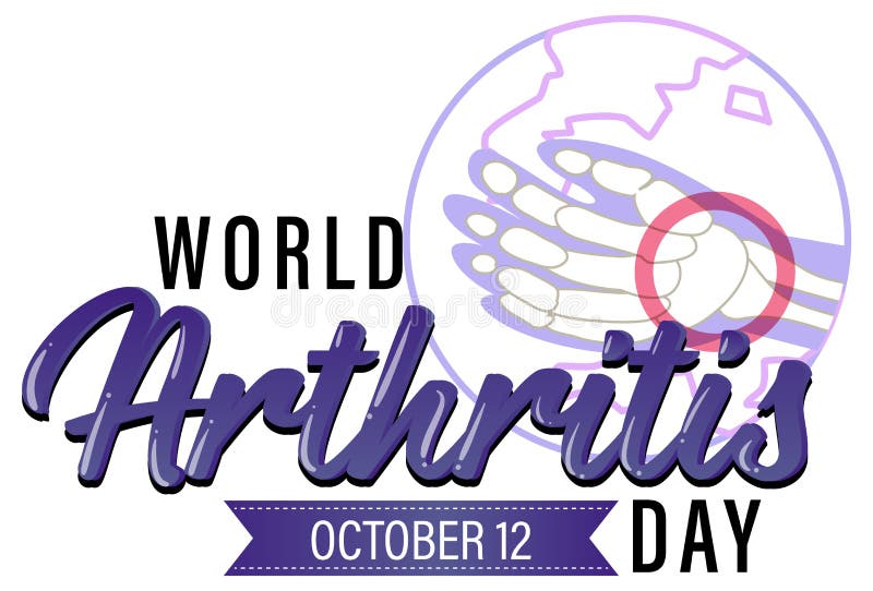 World Arthritis Day Word Banner Design Stock Vector - Illustration of ...