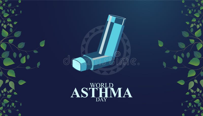 World Asthma Day Awareness Design Template Stock Illustration ...