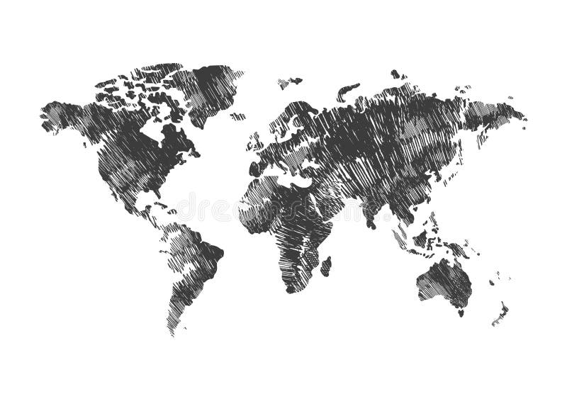 World Atlas Design. Vector Illustration Decorative Design Stock Vector ...