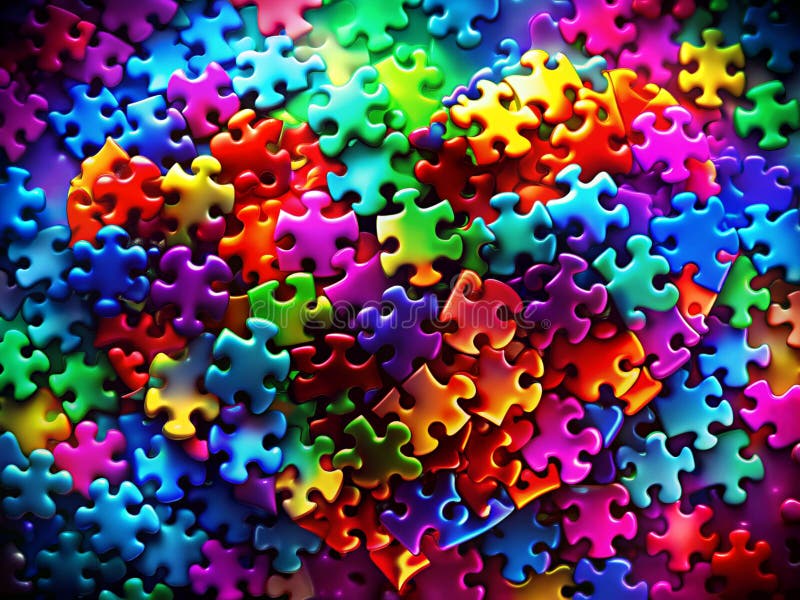 Autism Awareness Design Concept Generative Ai Stock Illustration ...