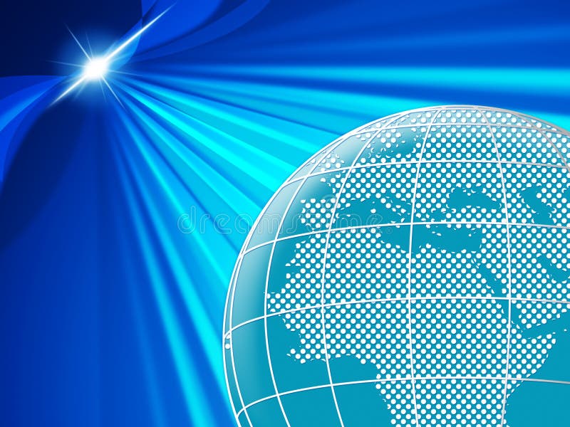 World Background Means Globalise Globally and Globalization Stock ...