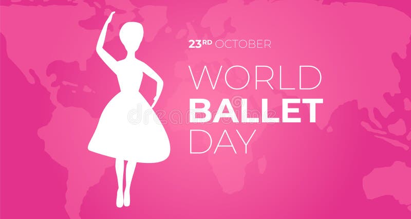 World Ballet Day Background Illustration Stock Vector - Illustration of ...