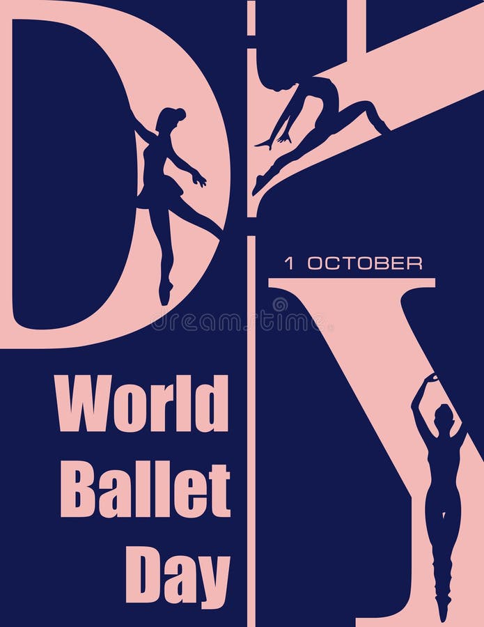 World Ballet Day stock vector. Illustration of spotlight - 301646834