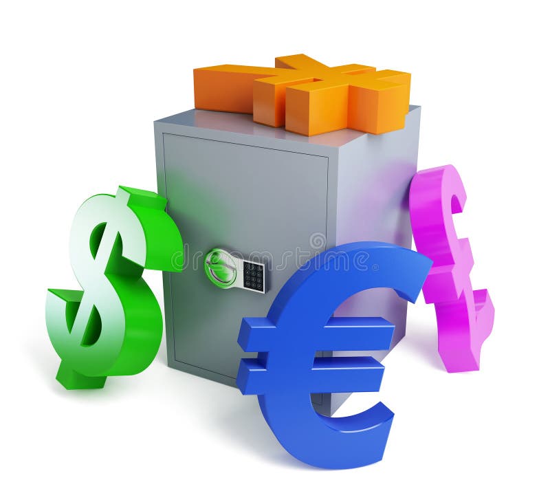 A World Bank Symbol with Dollar Shape. Stock Illustration ...