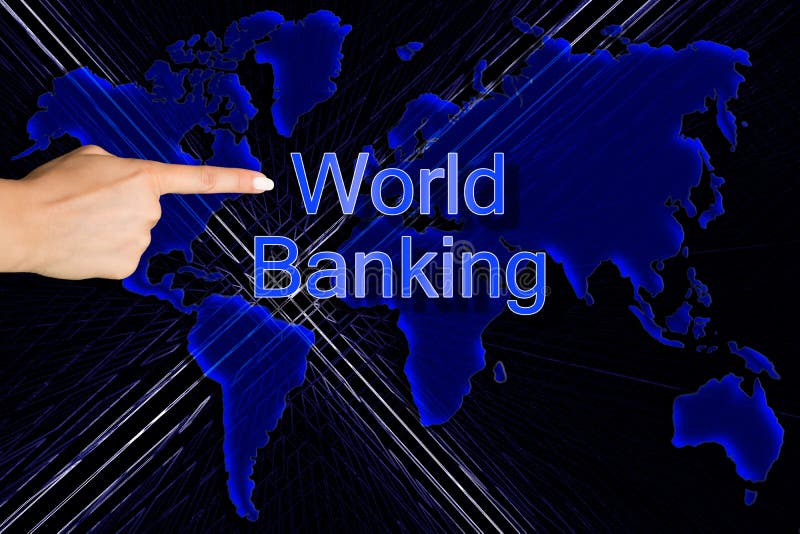 World Banking Online stock image. Image of international - 4217055