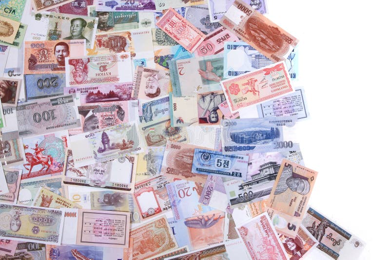 Banknote Collection Close Up Stock Image - Image of historical, history ...