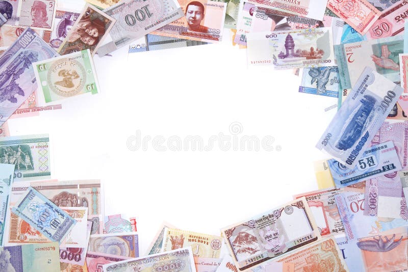 Banknote Collection Close Up Stock Image - Image of historical, history ...