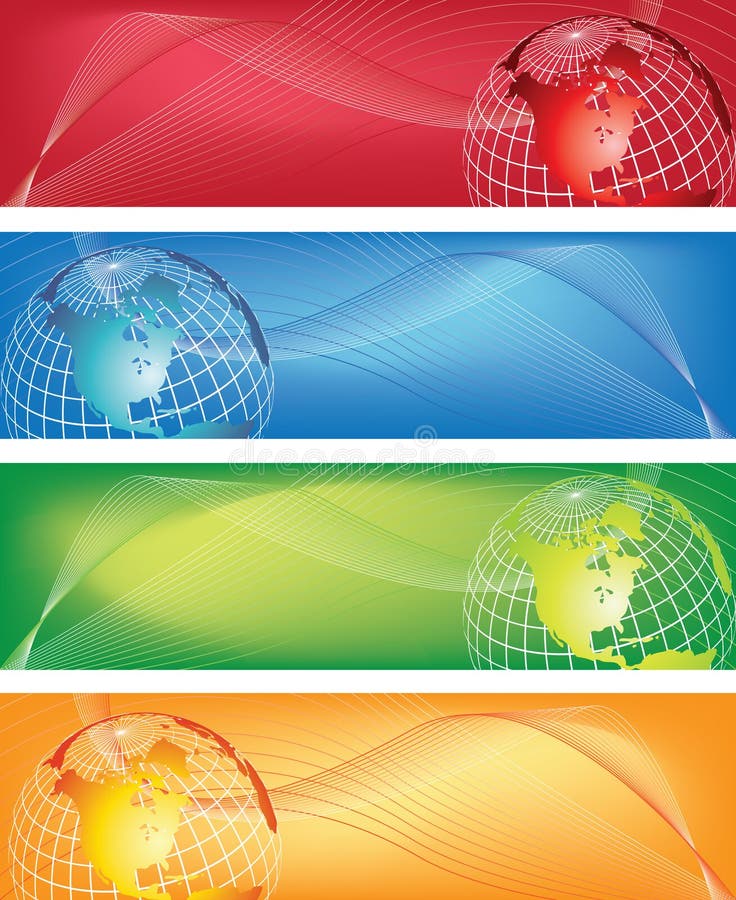 World banner stock vector. Illustration of access, energy - 8606162
