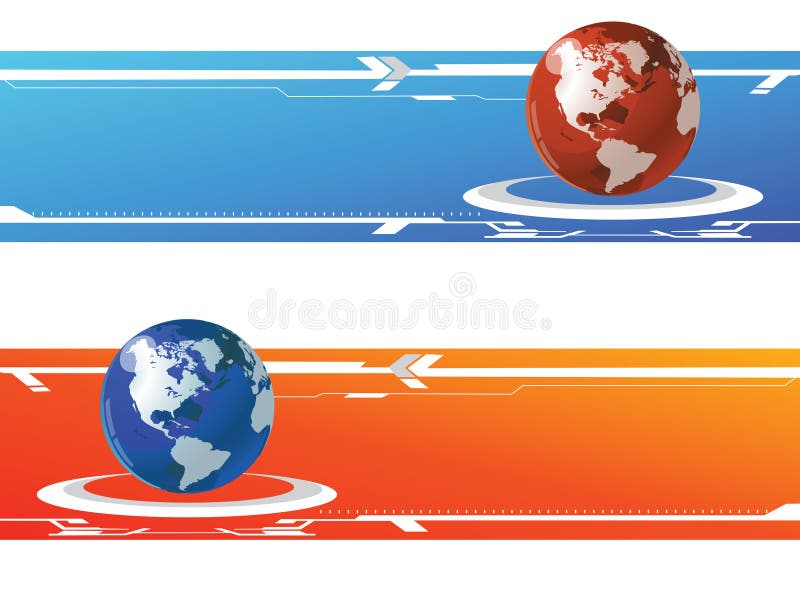 Tech banner stock vector. Illustration of circle, dance - 6239828