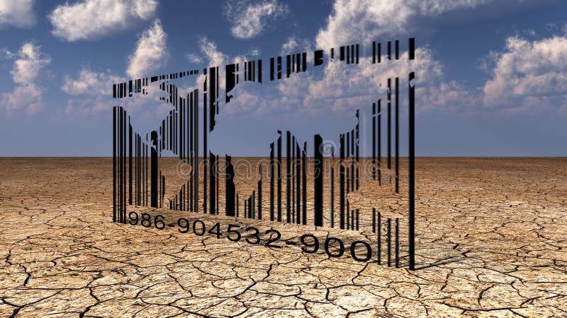 World Bar Code stock illustration. Illustration of global - 23566466