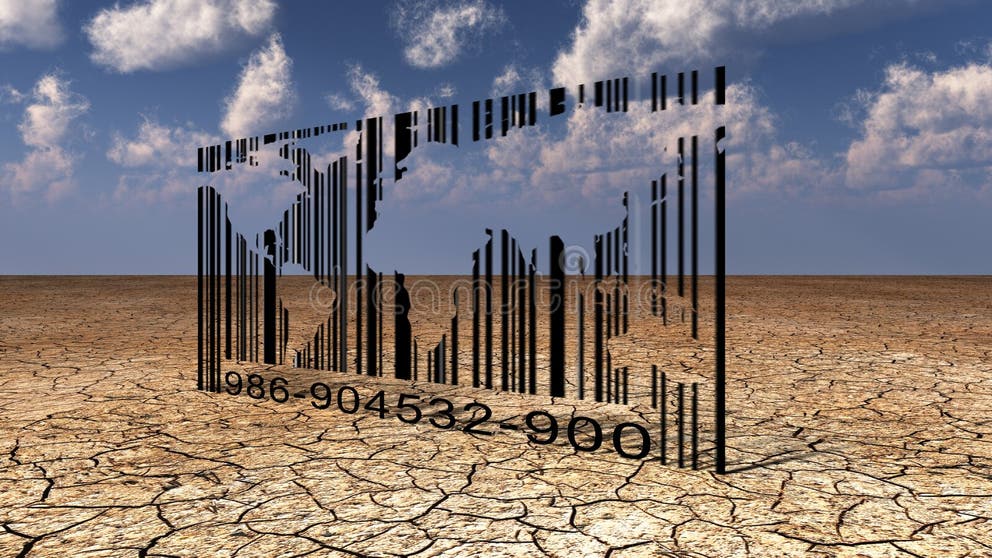 World Bar Code stock illustration. Illustration of global - 23566466
