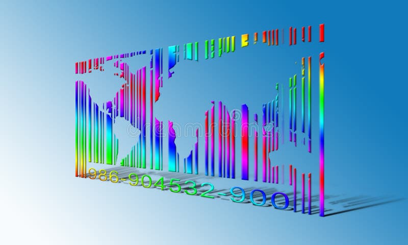 World Barcode stock illustration. Illustration of super - 18098385