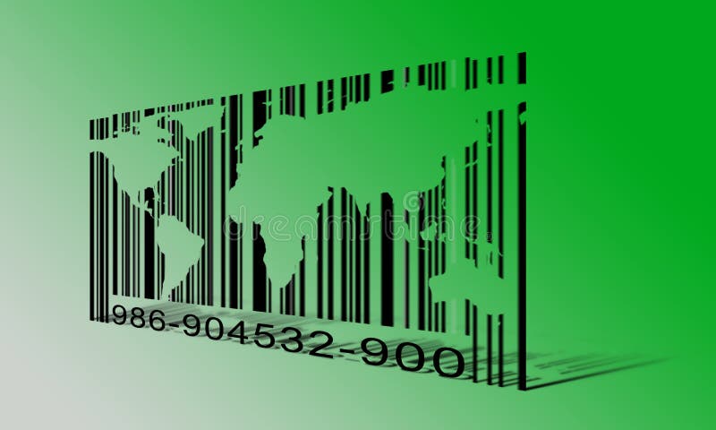 World Barcode stock illustration. Illustration of abstract - 34678374