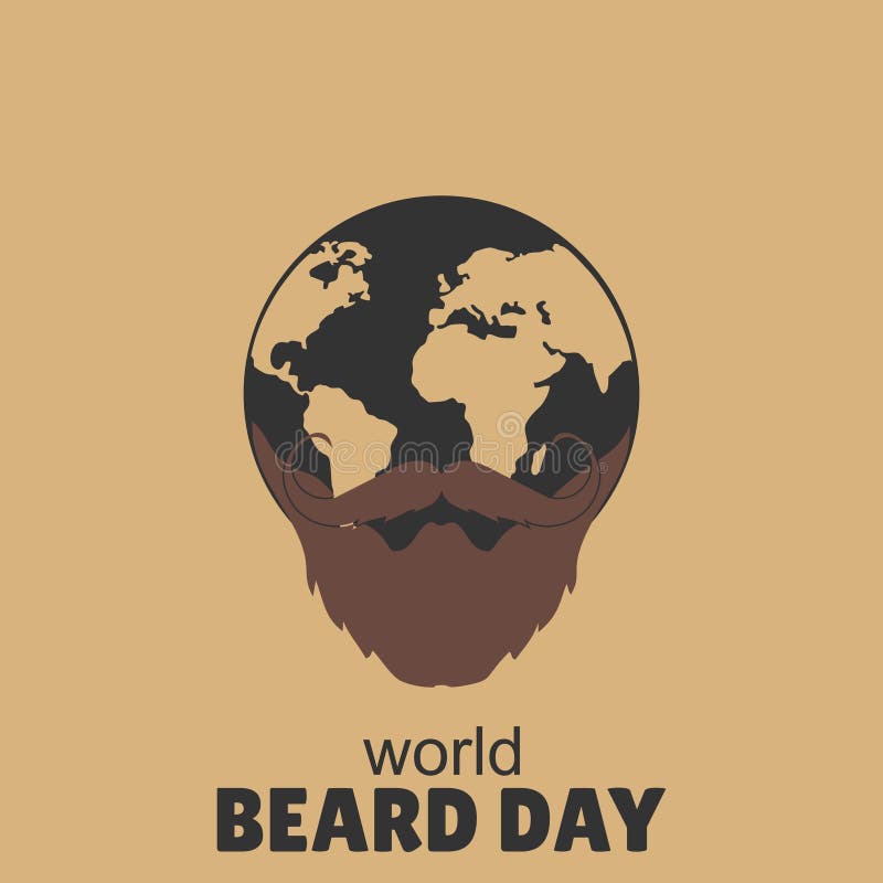 World beard day stock vector. Illustration of sketch - 287942045