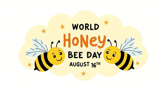 World Bee Day.International Bee Day Stock Illustration - Illustration ...