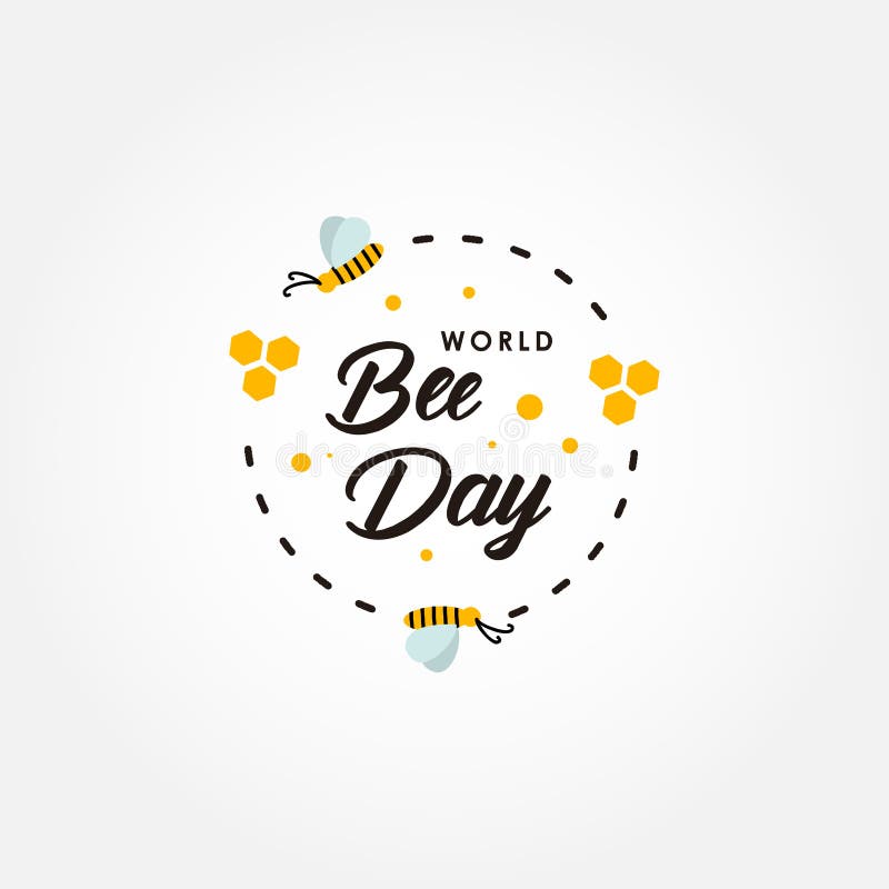 World Bee Day Vector Design Illustration for Celebrate Moment Stock ...