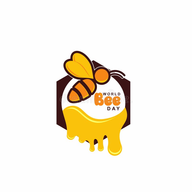 World Bee Day Vector Design Template Illustration Stock Vector ...