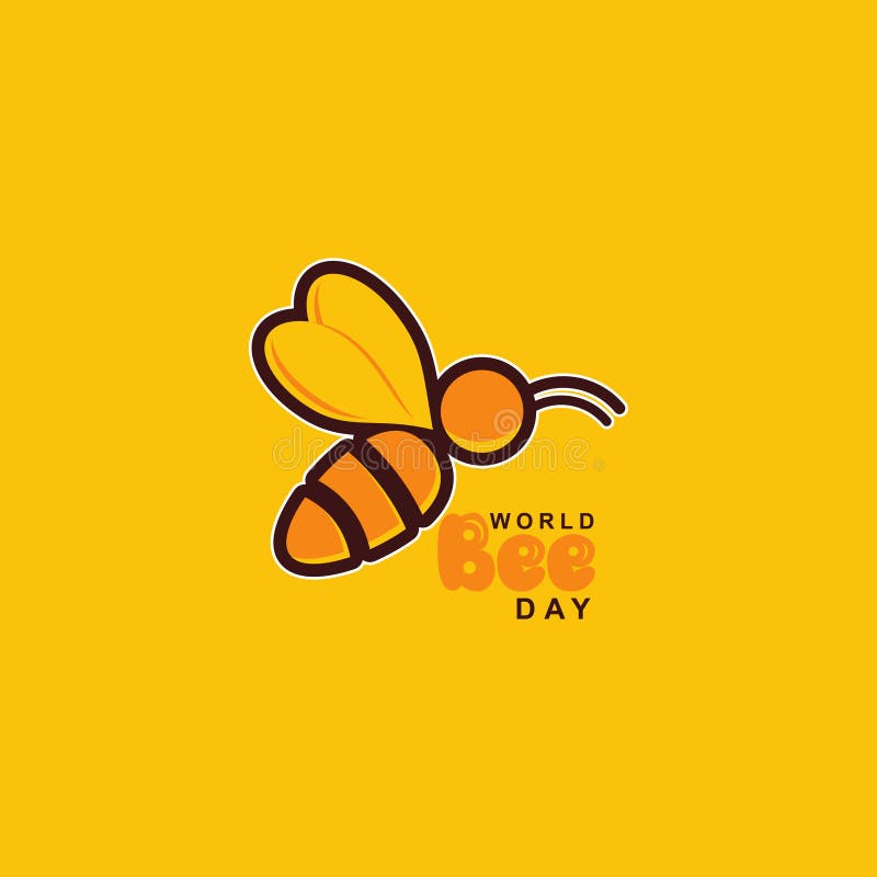 World Bee Day Vector Design Template Illustration Stock Vector ...