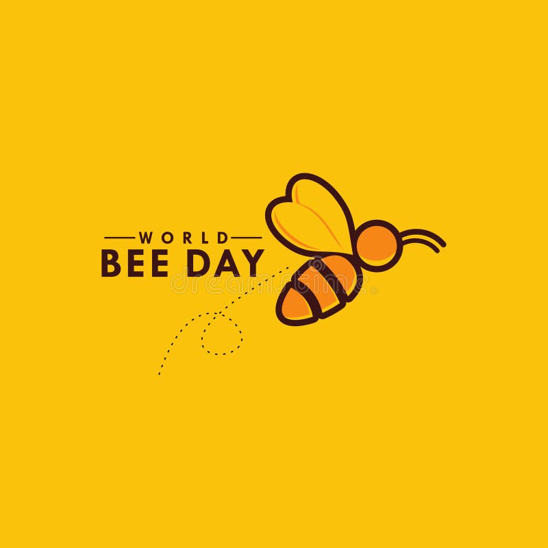 World Bee Day Vector Design Template Illustration Stock Vector ...