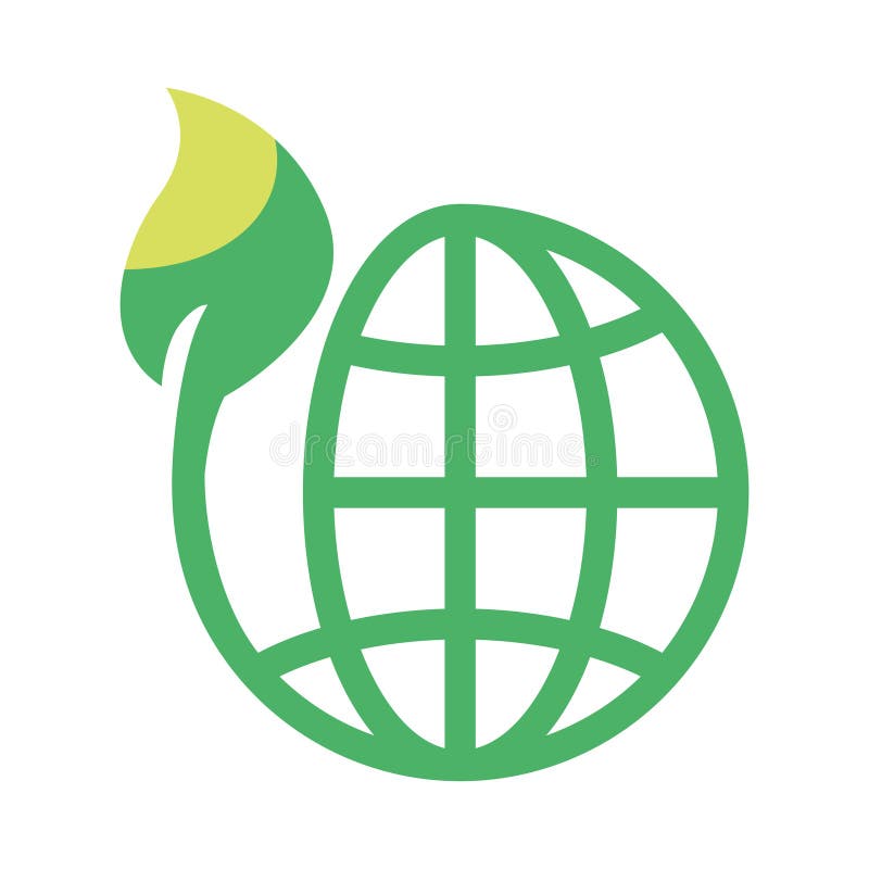 World bio renewable energy stock vector. Illustration of electricity ...