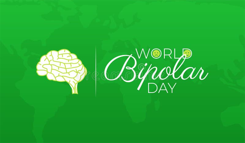 World Bipolar Day Background Illustration with Emoji or Smiley Stock ...