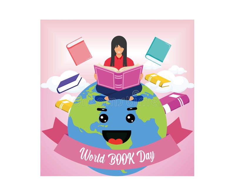 World Book Day Background. Celebration of World Book Day. April 23 ...
