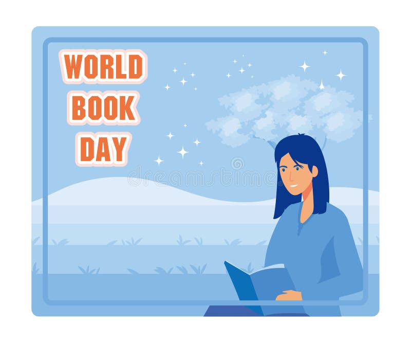 World Book Day Background. World Book Day Celebration. Stack of Books ...