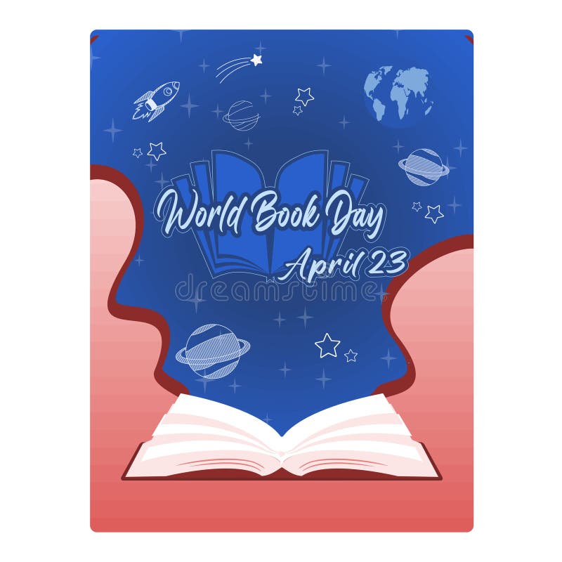World Book Day. Celebrated Every April 23. World Book Day Concept Stock ...
