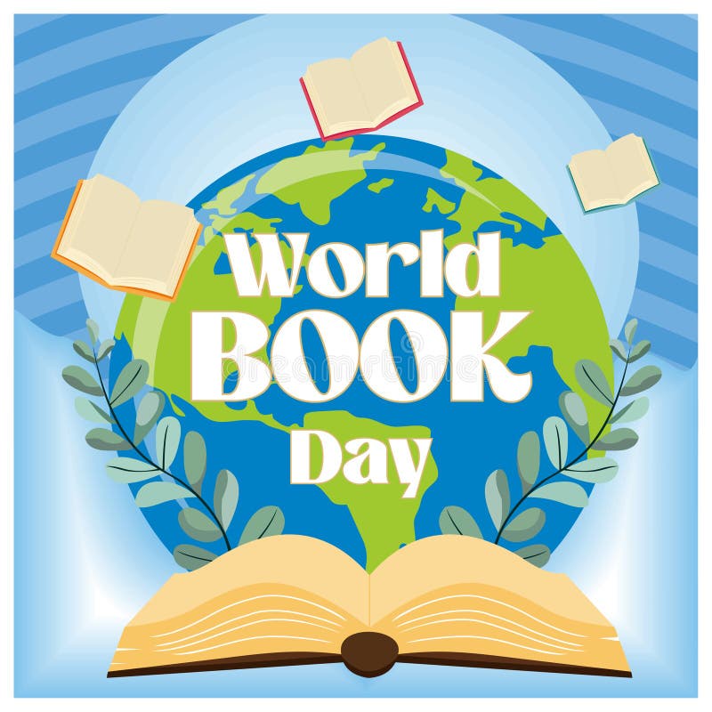 Open Book with Flying Books and Clouds in the Sky. Vector Illustration ...