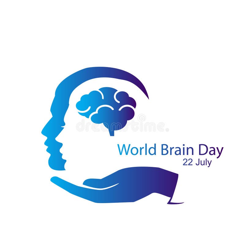 World Brain Day concept stock vector. Illustration of help - 362412853