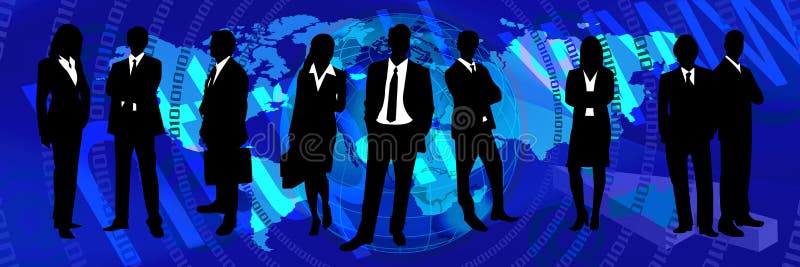 World business stock illustration. Illustration of banner - 8508432