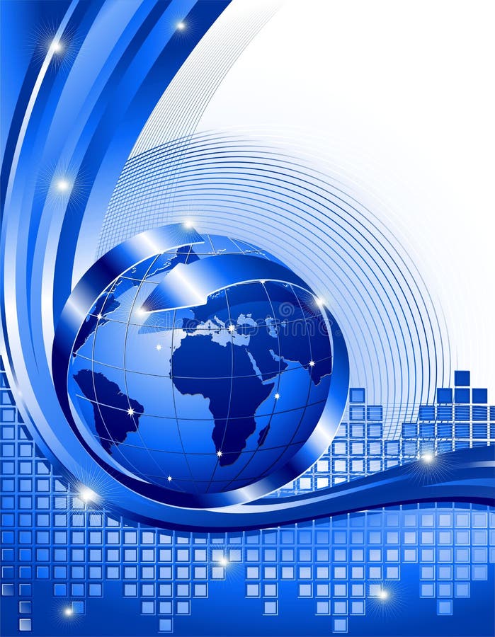 World Business Concept Background Stock Vector - Illustration of planet ...