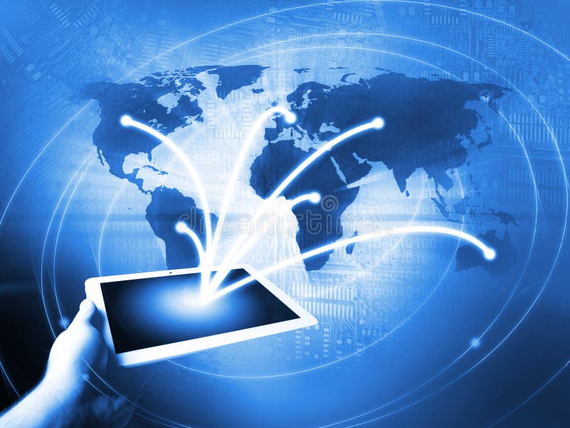 World Business Connection Concept Stock Illustration - Illustration of ...