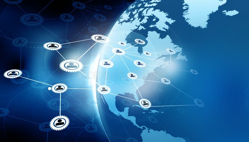 World business network stock illustration. Illustration of professional ...